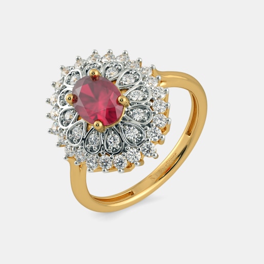 Ruby Rings - Buy 100+ Ruby Ring Designs Online in India 2018 | BlueStone